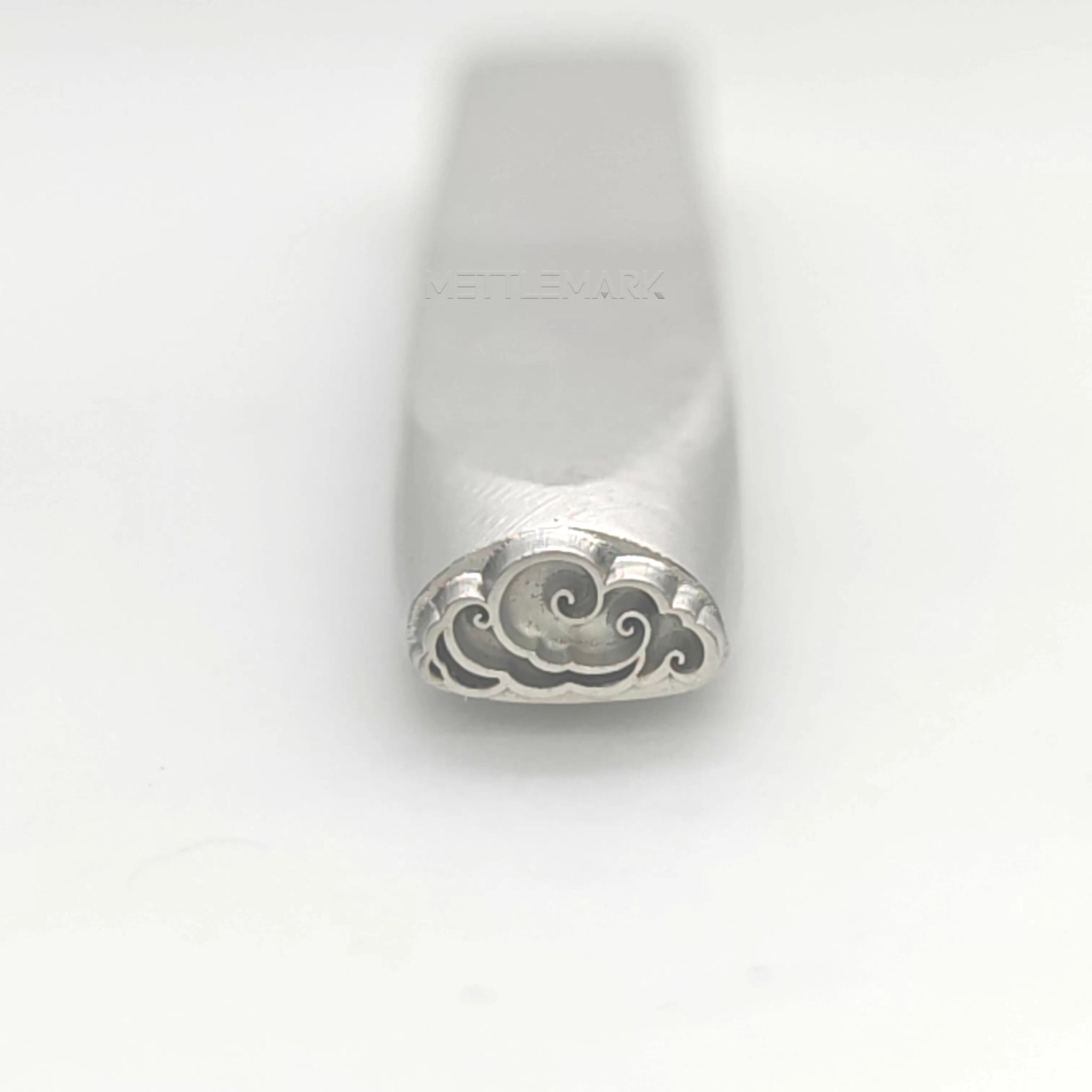 Custom Metal Stamp Lucky Clouds & Rectangle Auspicious Cloud 18 Symbol
