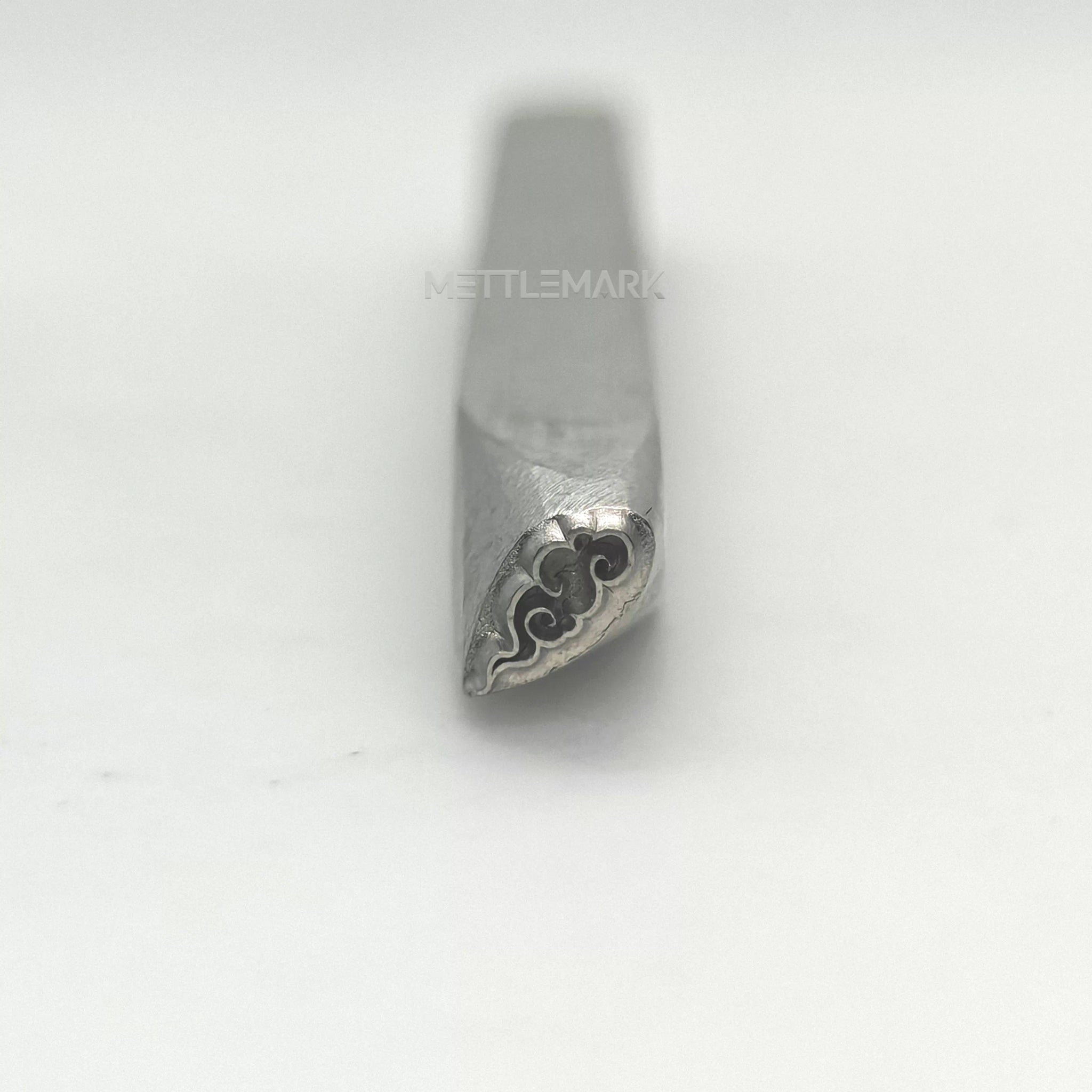 Custom Metal Stamp Lucky Clouds & Square Auspicious Cloud 15 Symbol Me